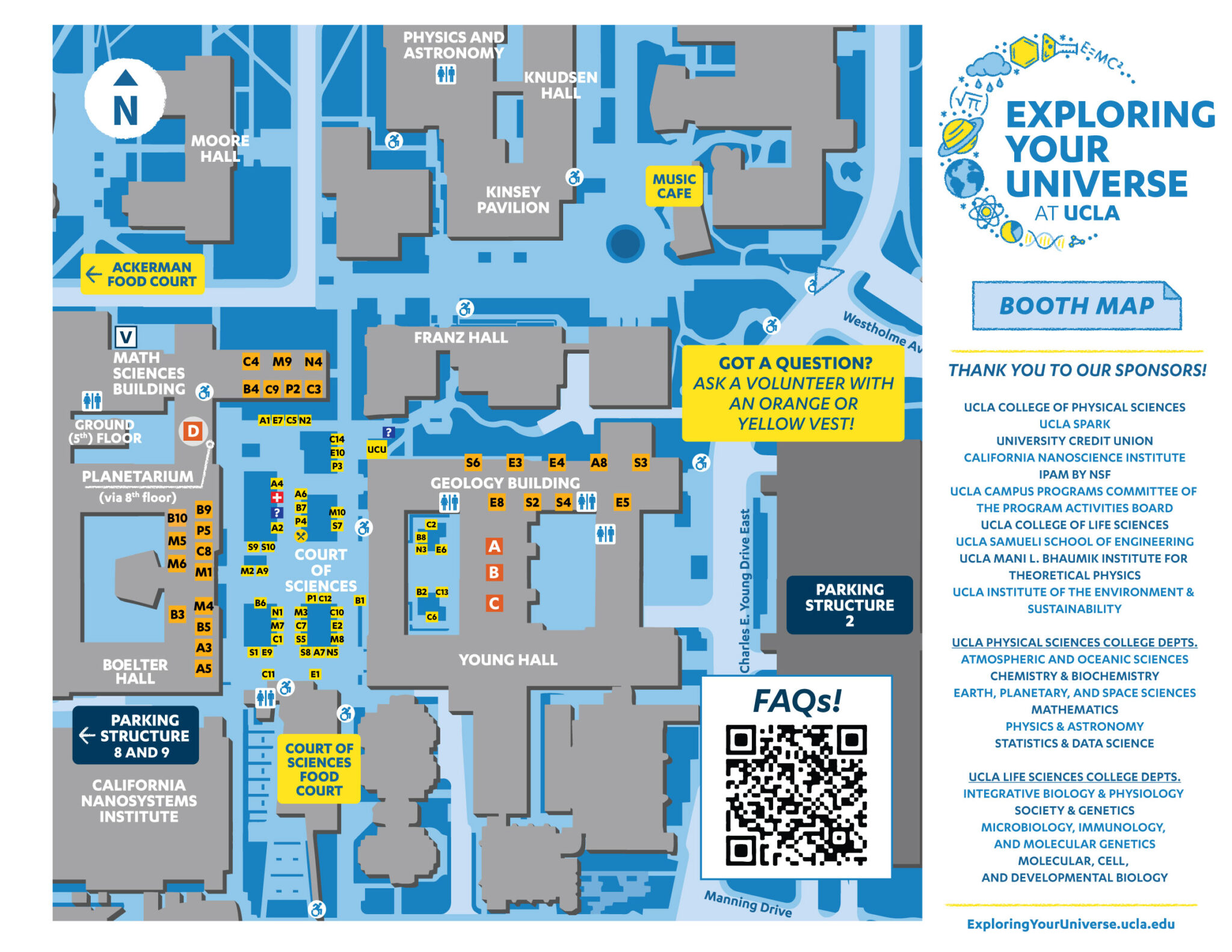 Booth Map – Exploring Your Universe